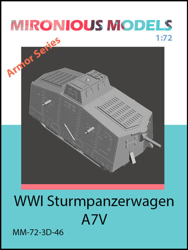 Mironious Models 72046 WWI Sturmpanzerwagen A7V