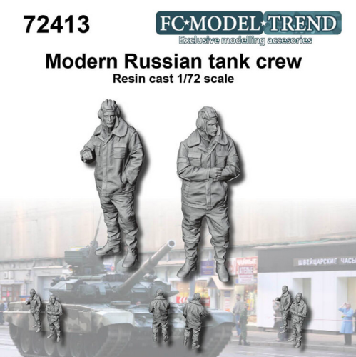 FC ModelTrend 72413 Modern Russian tank crew