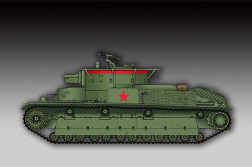 Trumpeter 07150 Soviet T-28 Medium tank ( Welded )