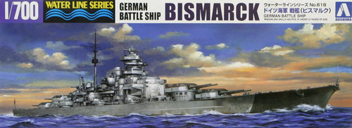Aoshima 04259 German Battleship Bismarck