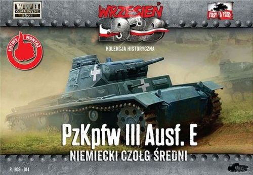First to Fight PL014 Pzkpfw.III Ausf.E Niemiecki Czołg Średni