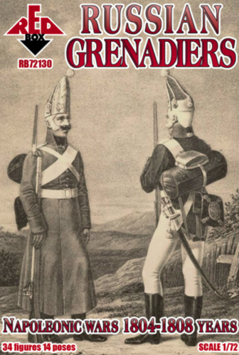 Red Box 72130 Nap. Russian Grenadiers. 1804-1808.