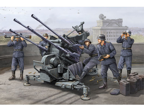 Trumpeter 02309 German IIWW Anti-Aircraft Gun FLAK 38 (2cm)