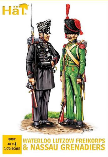 Hat 8097 Waterloo Lutzow Freikorps and Nassau Grenadiers