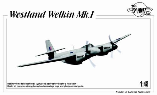 Planet Models 164 Westland Welkin Mk.I