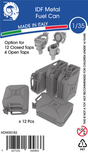 HD Models 35182 IDF metal fuel can