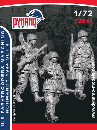 Dynamo-Models 72051 U.S Paratrooper Marching - Normandy 1944 Set 4
