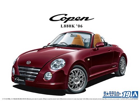 Aoshima 05829 MC#19 Daihatsu L880K Copen Ultimate Edition '06
