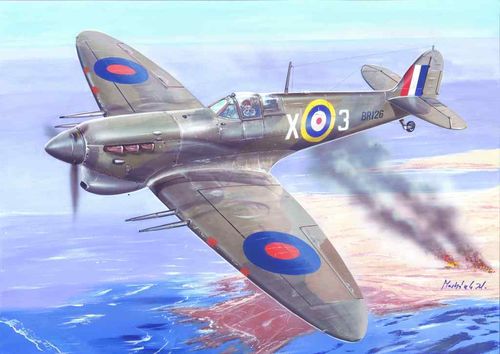 Kovozavody Prostejov 72121 Supermarine Spitfire Mk.VC "Four Barrels over Malta"