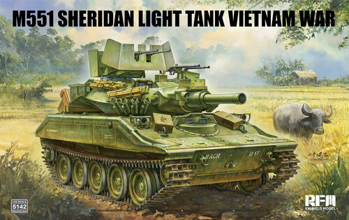 Rye Field Model RM-5142 M551 Light Tank SHERIDAN Vietnam War