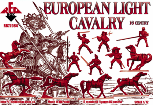 Red Box 72084 European Light Cavalry. 16 centry. Set 1