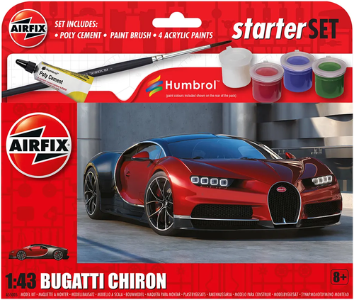Airfix 55005 Bugatti Chiron - Starter Set
