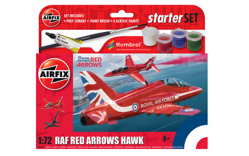 Airfix 55002 RAF Red Arrows Hawk - Gift Set