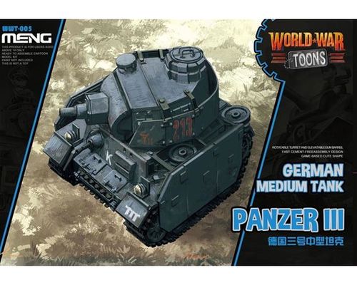 Meng Model WWT005 World War Toon German Medium Tank Panzer III