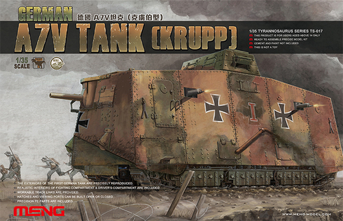 Meng Model TS017 German A7V Tank ( Krupp )