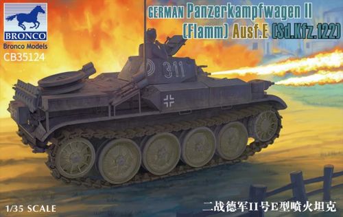 Bronco CB35124 German Panzerkampfwagen II (Flamm) Ausf.E (Sd.Kfz.122)