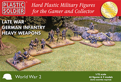 The Plastic Soldier Company WW2020005 Late War German Infantry Heavy Weapons (1944-1945)