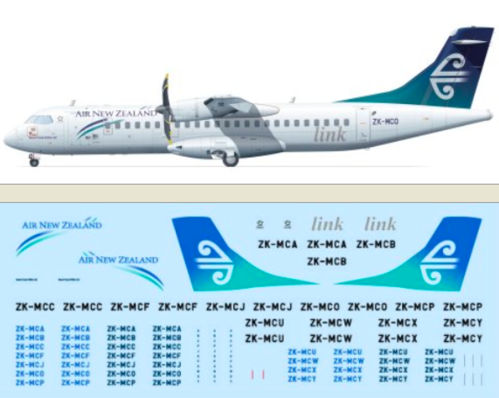 F-RSIN P4038 ATR 72 - Air New Zealand