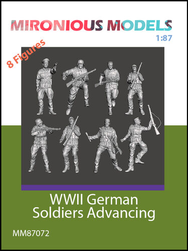 Mironious Models 87072 WWII German Soldiers Advancing