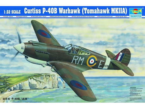 Trumpeter 02228 Curtiss P-40B Warhawk (Tomahawk MKIIA)