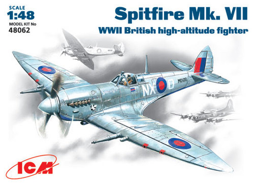ICM 48062 Spitfire Mk .VII WWII British fighter
