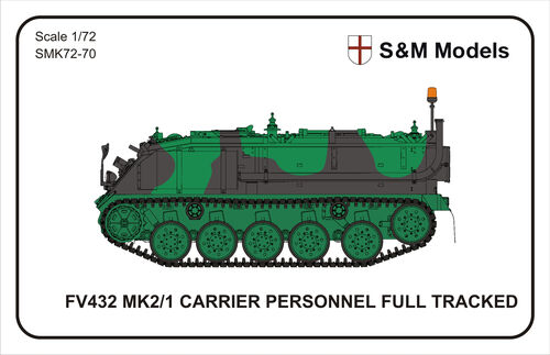 S & M Models 72-70 FV 432 Mk.2/1 Armoured Personnel Carrier