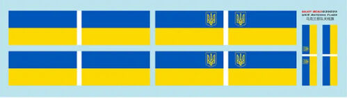 Galaxy-Model G35035 Ukrainian Antenna Flags - Decal Set
