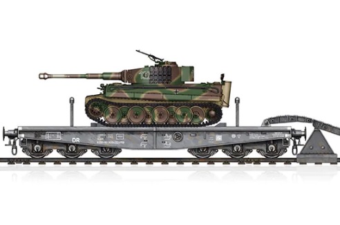 Hobby Boss 82934 Schwere Plattformwagen Type SSyms 80 & Pz.Kpfw.VI Ausf.E Tiger I (Mid production)