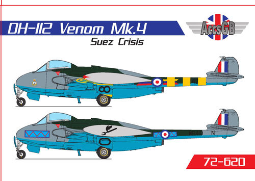 AccsGB 72620 de Havilland DH-112 Venom Mk.IV - RAF Suez Crisis