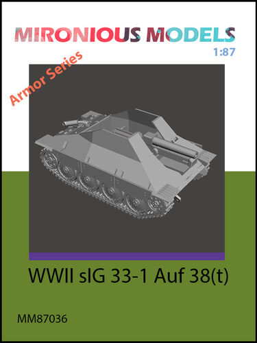 Mironious Models 87036 WWII sIG 33-1 Auf 38(t)