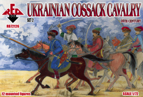 Red Box 72126 Ukrainian Сossack Cavalry. 16 cent. Set 2