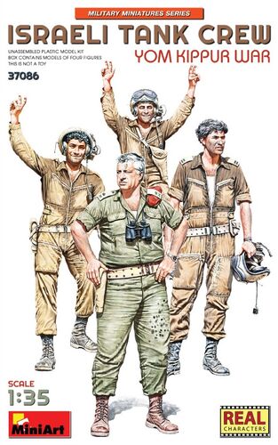 MiniArt 37086 Israeli Tank crew. Yom Kippur War