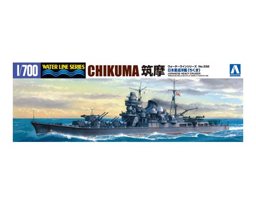 Aoshima 04535 I.J.N. Heavy Cruiser Chikuma