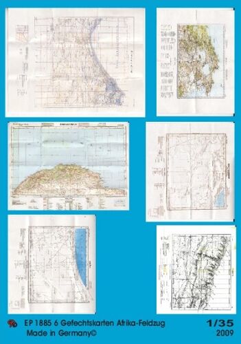 Peddinghaus-Decals 1885 6 Battle Maps Africa