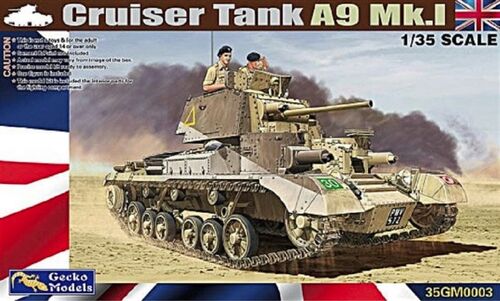 Gecko Models 35GM0003 Cruiser Tank Mk. I, A9 Mk.1