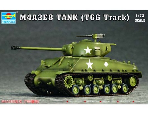 Trumpeter 07225 M4A3E8 Tank
