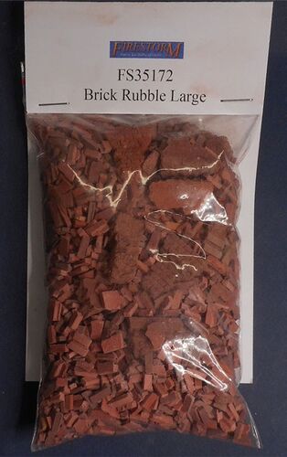Firestorm Models 35172 Large Bag Rubble