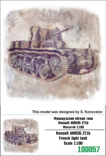 Zebrano 100057 Renault AMR35 ZT1b French Light Tank