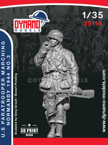 Dynamo-Models 35114 US Paratrooper ‘’Rifleman’’ Marching (Normandy 1944) No.3