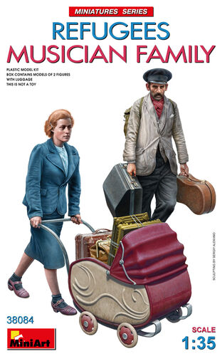 MiniArt 38084 Refugees - Musician Family