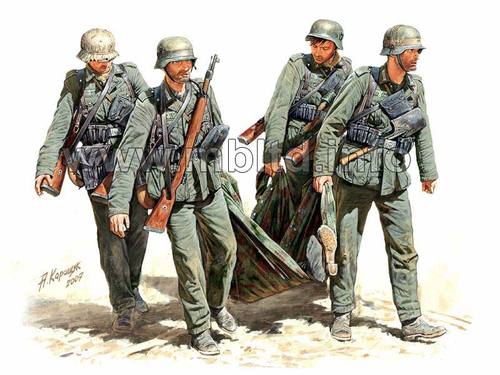 Master Box 3541 Casualty Evacuation, German Infantry, Stalingrad, Summer 1942