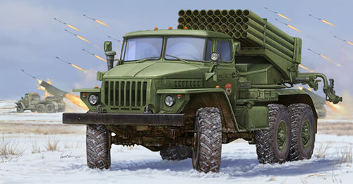 Trumpeter 01013 Russian BM-21 Grad Multiple Rocket Launcher