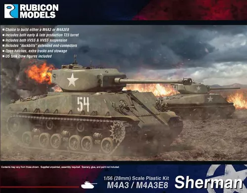 Rubicon Models 280042 M4A3 / M4A3E8 Sherman