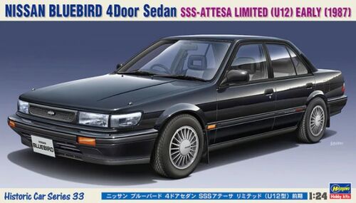 Hasegawa HC33 21133 Nissan Bluebird 4Door Sedan SSS-Attesa Limited (U12) Early (1987)
