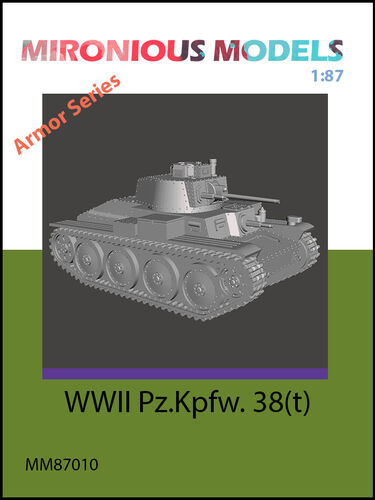 Mironious Models 87010 WWII Pz.Kpfw. 38(t)