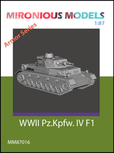 Mironious Models 87016 WWII Pz.Kpfw. IV F1