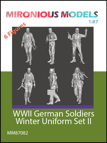 Mironious Models 87082 WWII German Soldiers Winter Uniform Set II