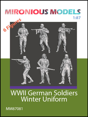 Mironious Models 87081 WWII German Soldiers Winter Uniform