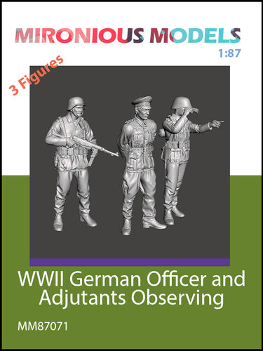 Mironious Models 87071 WWII German Officer and Adjutants