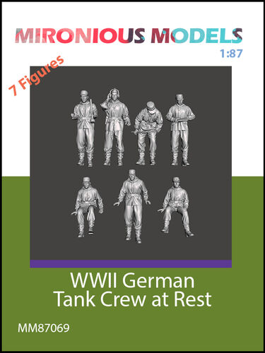 Mironious Models 87069 WWII German Tank Crew at Rest